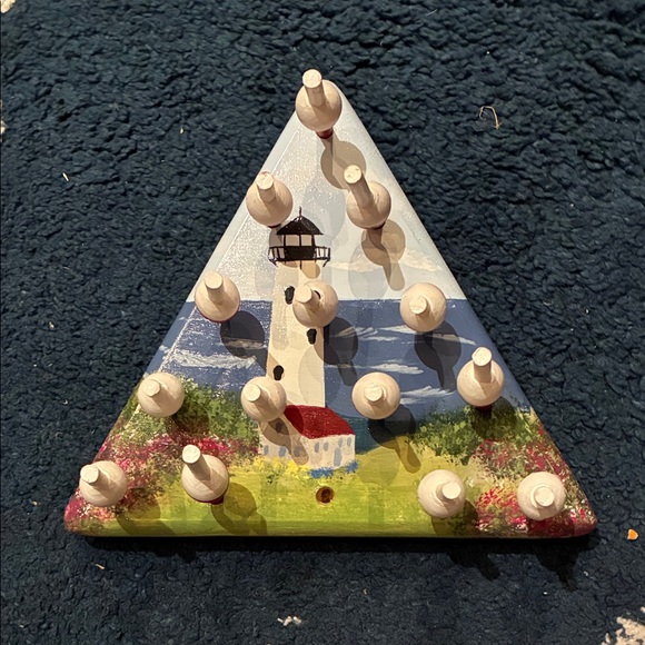 Other | Triangle Lighthouse Peg Game | Poshmark